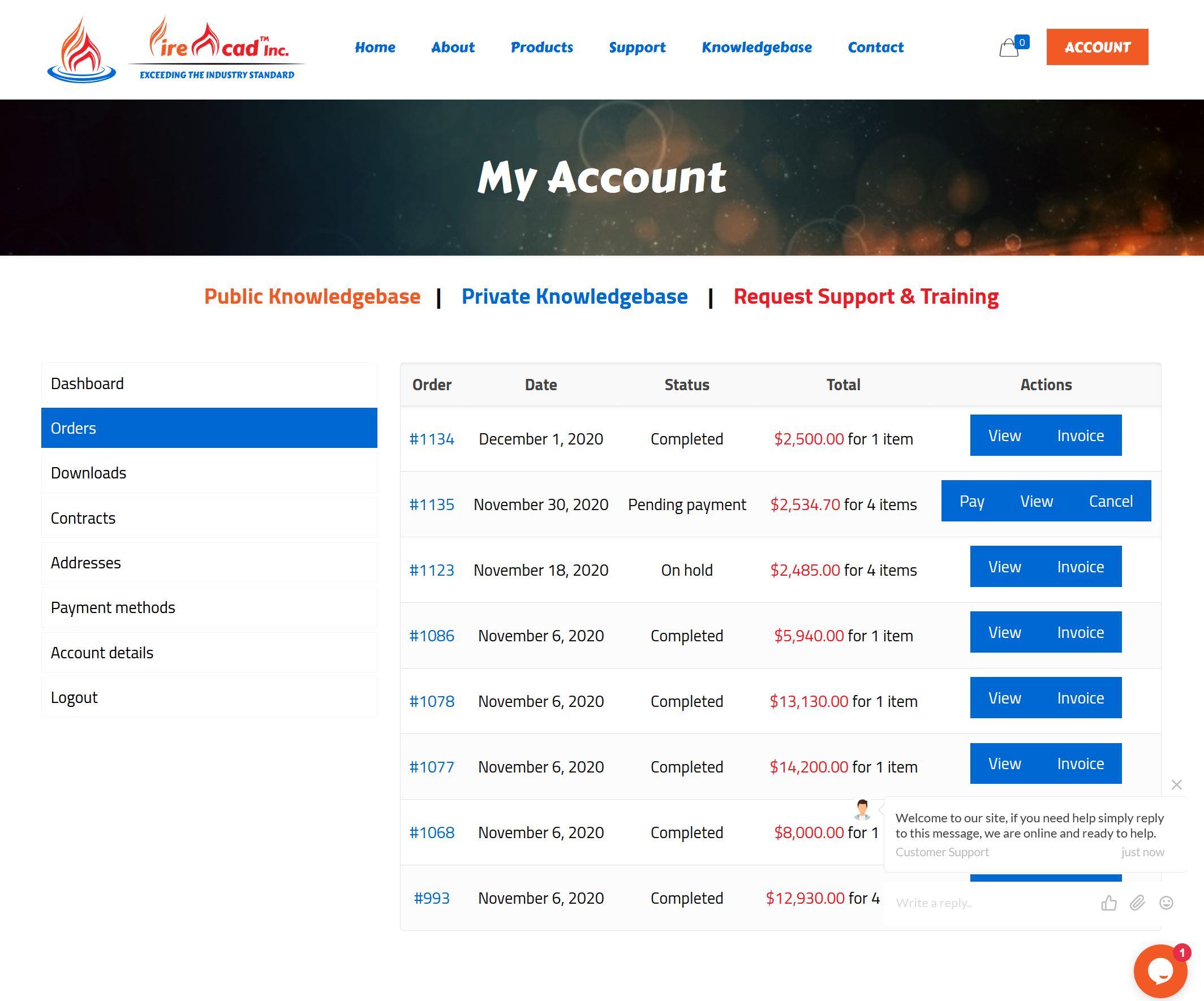 FireAcad Account Details | CryoDragon | Kitchener-Waterloo Website ...